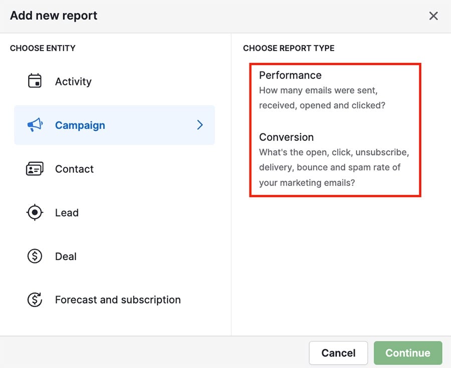 Avances de Campaigns - Knowledge Base | Pipedrive